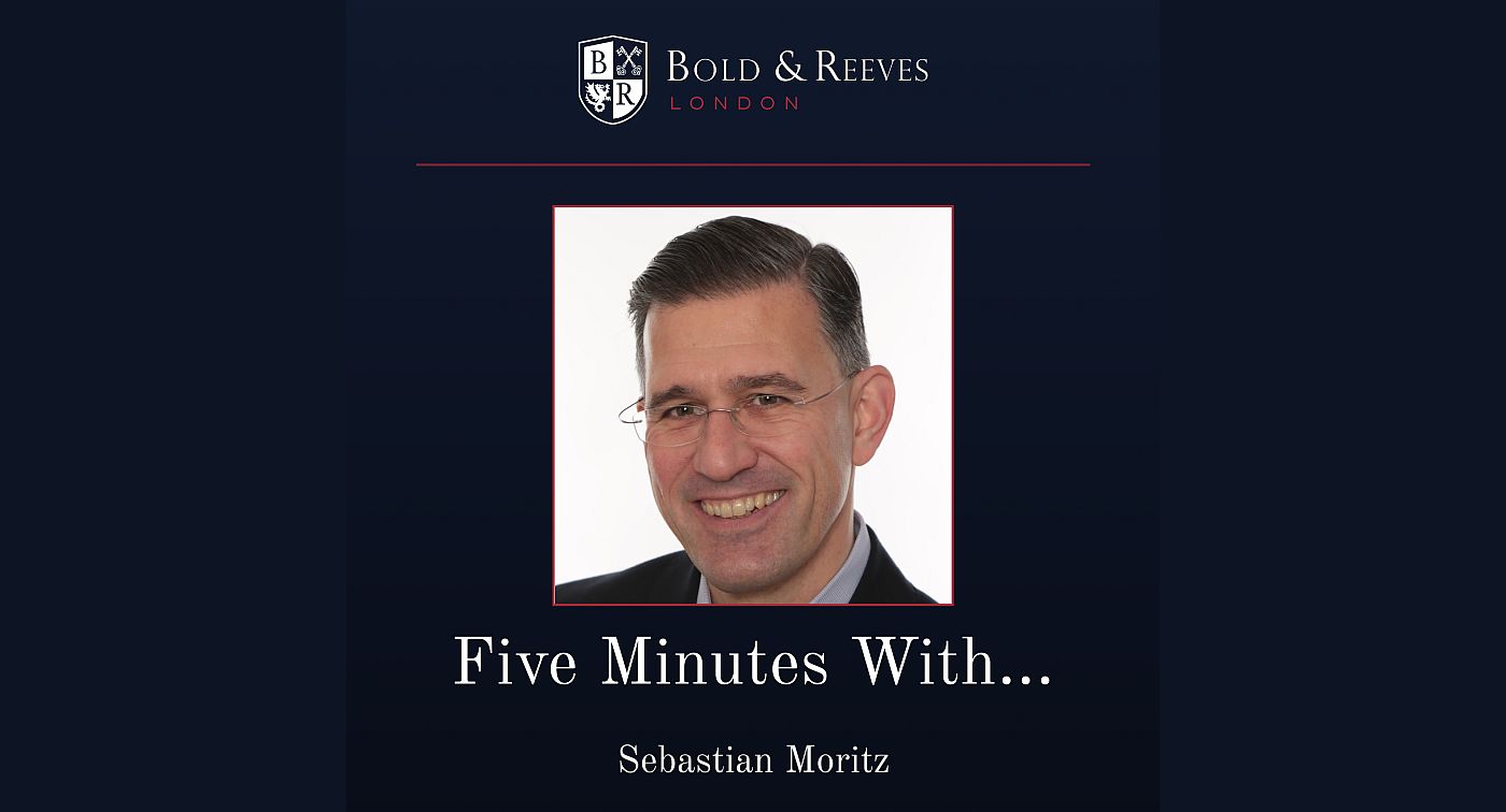 5 Minutes With Sebastian Moritz Founder Of Moricon - Bold & Reeves Ltd